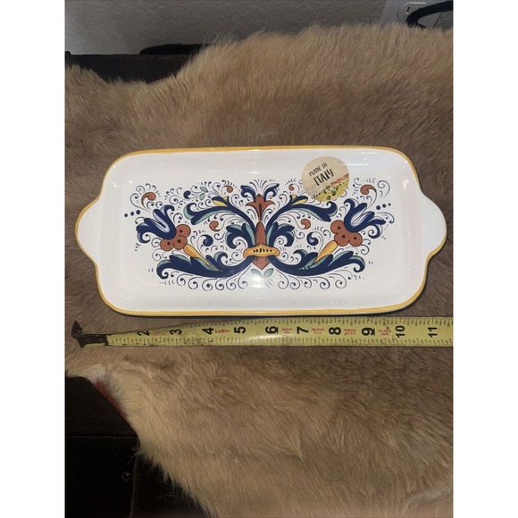 Deruta | Dining | Nova Deruta Italian Pottery Tray Italy 1 X 5 Colorful ...